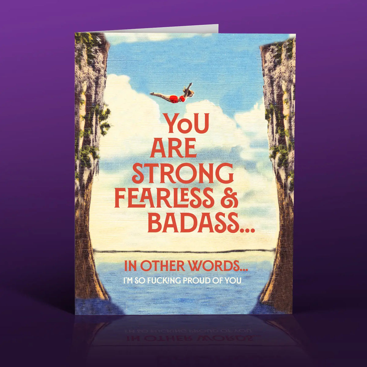 YOU ARE A FEARLESS BADASS CARD - Add a card to your candle order ...