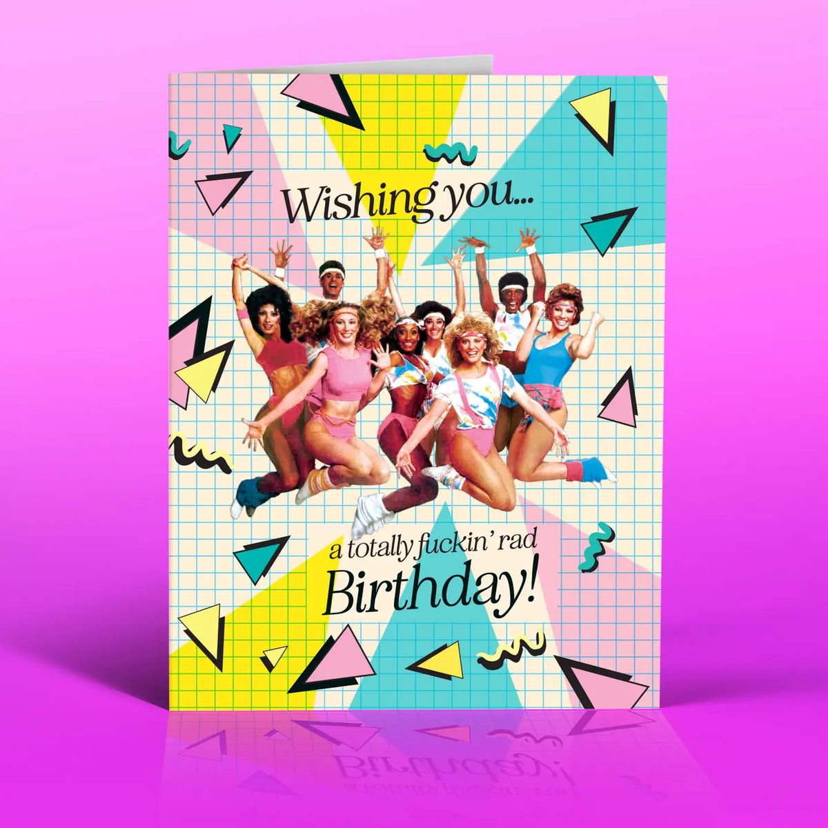 1980's RAD BIRTHDAY GREETING CARD - Add a card to your candle order ...